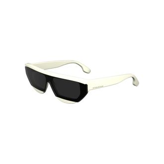 Victoria Beckham Femme, Accessoires, Blanc, Taille: ONE Size Lunettes de soleil carr&eacute;es en ac&eacute;tate