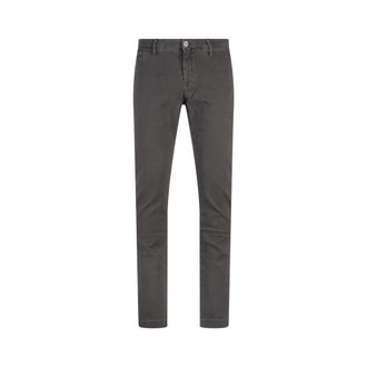 Jacob Cohen Schmale Passform Graue Hose - - Trousers - Herren - Grau - W36