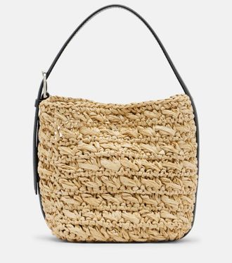 Toteme Sac &agrave; main Belted Small en raphia