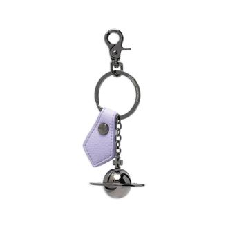 Vivienne Westwood Mirror Heart Orb Keyring - - Accessories - Damen - Lila - ONE SIZE