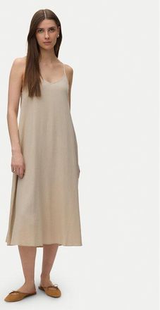 Vero Moda Sommerkleid Emilo 10340519 Beige Loose Fit