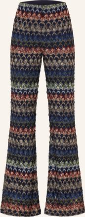 Missoni Strickhose Mit Glitzergarn blau