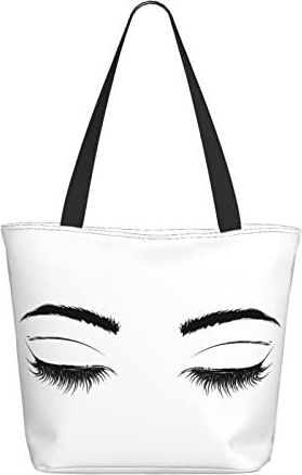 AOOEDM Eyes Is Beautifully Ladies Shopping Bag 13x11x7in.Le cadeau parfait pour la Saint-Valentin.Cest de la Saint-Valentin pour maman, fille, &eacute;pouse, etc