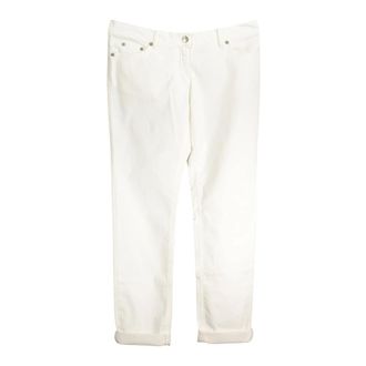 Fred Perry Damen, Jeans, Wei&szlig;, LGr&ouml;&szlig;e