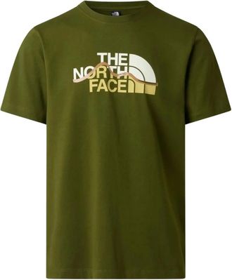 The North Face Mnt Line Regular Short Sleeve Tee - - Sport - Herren - Gr&uuml;n - S
