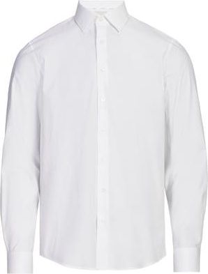 Calvin Klein Chemise texturée en coton mélangé