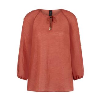 Marc Cain Weit geschnittene Bluse - - Blouses & Shirts - Damen - Rot - S