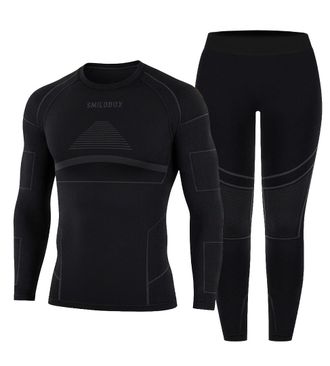 Smilodox Thermo Outfit Set Herren Tarian, Thermounterw&auml;sche atmungsaktiv mit optimaler W&auml;rmeisolierung, Bewegungsfreiheit, feuchtigkeitsregulierendem Funktions