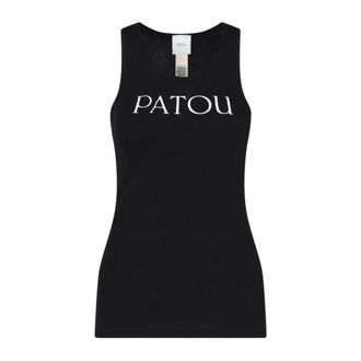 Patou &Auml;rmellose Spitzen - - Tops - Damen - Schwarzk - M