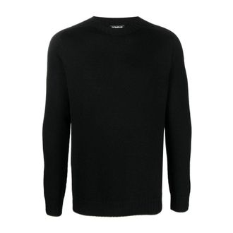 Dondup Round-Neck Strickwaren - - Knitwear - Herren - Schwarzk - XL