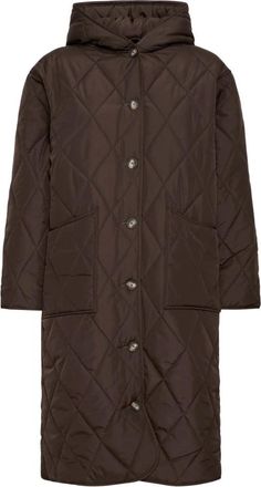 Ichi Ichi - Parka - Femme - Manteaux - Brun - Taille: 36 FR