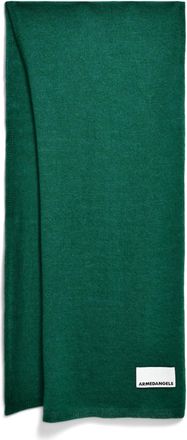 Armedangels Unisex Schal aus Mohair-Woll Mix YUKINAA SOLID Emerald Green