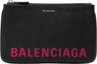 Balenciaga Sac bandouli&egrave;re en cuir Pre-owned - Femme - Pre-owned - Noir - Taille: ONE Size