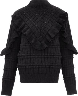Faina Pullover Damen schwarz