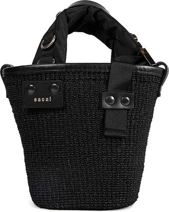 sacai Hybrid Marche Micro - Femme - Sacs - Noir - Taille: ONE Size