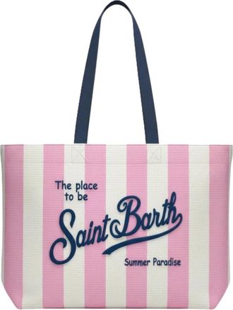 MC2 Saint Barth Femme, Sacs, Rose, Taille: ONE Size Sac Essentiel en Toile avec Bandouli&egrave;re