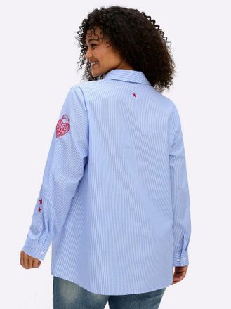 Sheego Klassische Bluse Langarm-Bluse Langarm