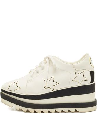 Stella McCartney Elyse Plateau-Schuhe - Wei&szlig;