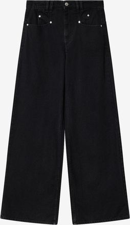 Isabel Marant Pantalon Lemony - Femme - Noir D&eacute;lav&eacute; - Taille34 - Isabel Marant