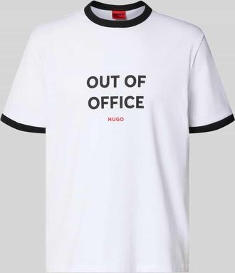 HUGO BOSS Regular Fit T-Shirt aus reiner Baumwolle Modell DOFFICE