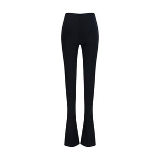 Gucci Womens Black Viscose Flared Pants