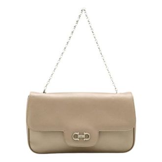 Ferragamo Sac &agrave; main Pre-owned - Femme - Pre-owned - Beige - Taille: ONE Size