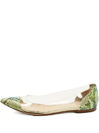 Gianvito Rossi Pumps mit spitzer Kappe 70mm - Gr&uuml;n