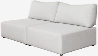 Sklum Kata 2-teiliges modulares Sofa Cremebeige - Sklum