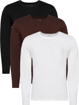 HUGO BOSS Langarmshirt-Set 50492321 Braun Regular Fit