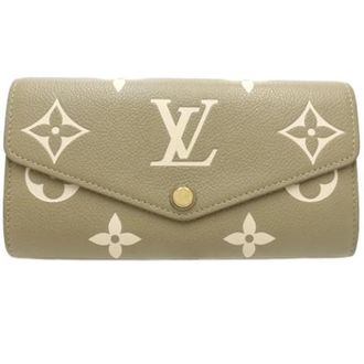 Louis Vuitton Pre-owned Canvas portemonnaies - - Pre-owned - Damen - Beige - ONE SIZE