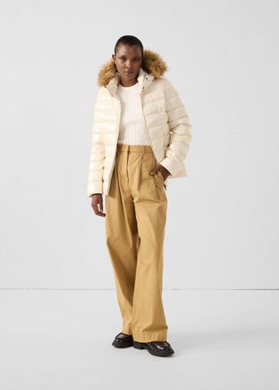 Jott Doudoune &agrave; capuche Grand Froid Naturel Luxe laqu&eacute;e - Taille XL