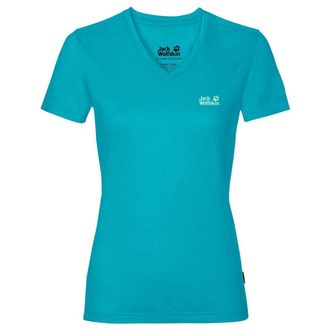 Jack Wolfskin Damen Crosstrail T Shirt, Dark Aqua, M EU