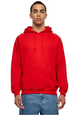 Urban Classics Herren Kapuzenpullover Blank Hoody, klassischer Hoodie für Männer, Loose Fit, 4XL, red