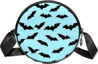 Generic Petit sac &agrave; bandouli&egrave;re circulaire pour femme, petit sac &agrave; bandouli&egrave;re avec fermeture &eacute;clair et bretelles r&eacute;glables style d&eacute;contract&eacute; pour femmes et f