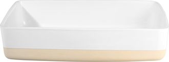 ASA Auflaufform rechteckig, weiß Grande weiß glänzend 36 x 26 cm, H. 7,5 cm
