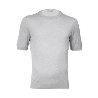 Gran Sasso Rundhals-Strickware - - Knitwear - Herren - Grau - 3XL