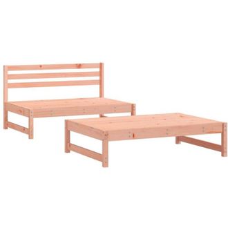 vidaXL Salon de jardin 2 pcs bois massif douglas