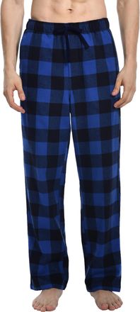 Nutria Herren Pyjamahose aus Flanell, 100% Baumwolle Kariert Weiche Schlafanzughose Warm Loungehose Nachtw&auml;sche U06