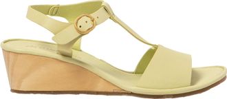 El Naturalista Damen N853 Gaia Durchgängies Plateau Sandalen mit Keilabsatz, Lime, 37 EU Weit