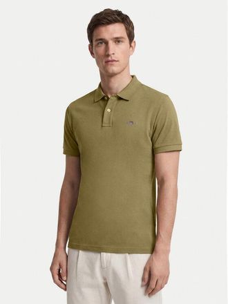 GANT Poloshirt Shield 2210 Dunkelgr&uuml;n Regular Fit