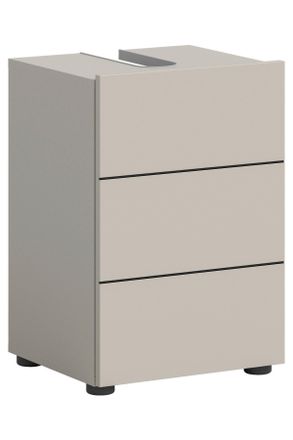 MID.YOU Mid.you Waschbeckenunterschrank, Kaschmir, Holzwerkstoff, 1 Fächer, 38x56x34 cm, FSC MIX, stehend, freistehend, Badezimmer, Badezimmerschränke