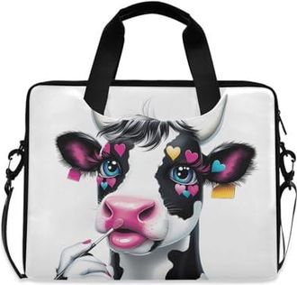 Alaza Sac pour ordinateur portable de 40,6 &agrave; 15,6 pouces - Joli sac &agrave; bandouli&egrave;re Capybara pour ordinateur portable de 40,6 &agrave; 15,6 pouces - Pour homme et fe