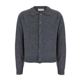 Dunst Strickjacke mit Kragen - - Knitwear - Damen - Grau - S