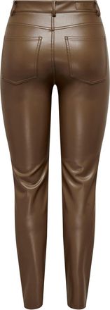 Only Damen Onlemily Hw St ANK Faux Leather PNT Noos, Dark Earth, XXS
