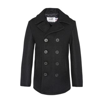Schott NYC Klassischer Cabanjacke - - Coats - Herren - Blau - XS