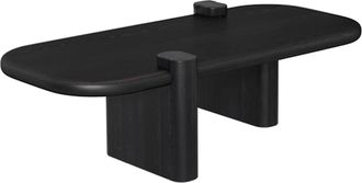 Generic Couchtische Oval Antiker Stil Kiefernholz Living Room Table Große Ablagefläche Abgerundete Ecken Komfortable Höhe Wohnzimmertische für Wohnzimmer, Bal