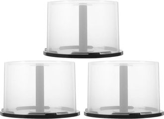 BESPORTBLE HOODANCOS 3 St&uuml;ck CD DVD Aufbewahrungsbox Kunststoff Beh&auml;lter Scheiben Kapazit&auml;t Platzsparender Robuster Disc Organizer Kratzfest Kompakt und Transpor