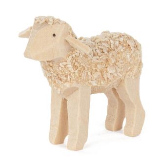 Dregeno Seiffen eG Schaf stehend R&uuml;ckenh&ouml;he 2 cm