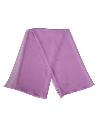 Dolce & Gabbana Womens Light Purple Silk Neck Wrap Foulard 114cm X Scarf