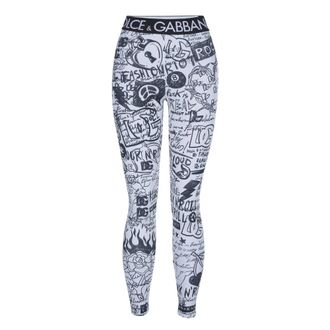 Dolce & Gabbana Leggings - - Trousers - Damen - Wei&szlig; - XS